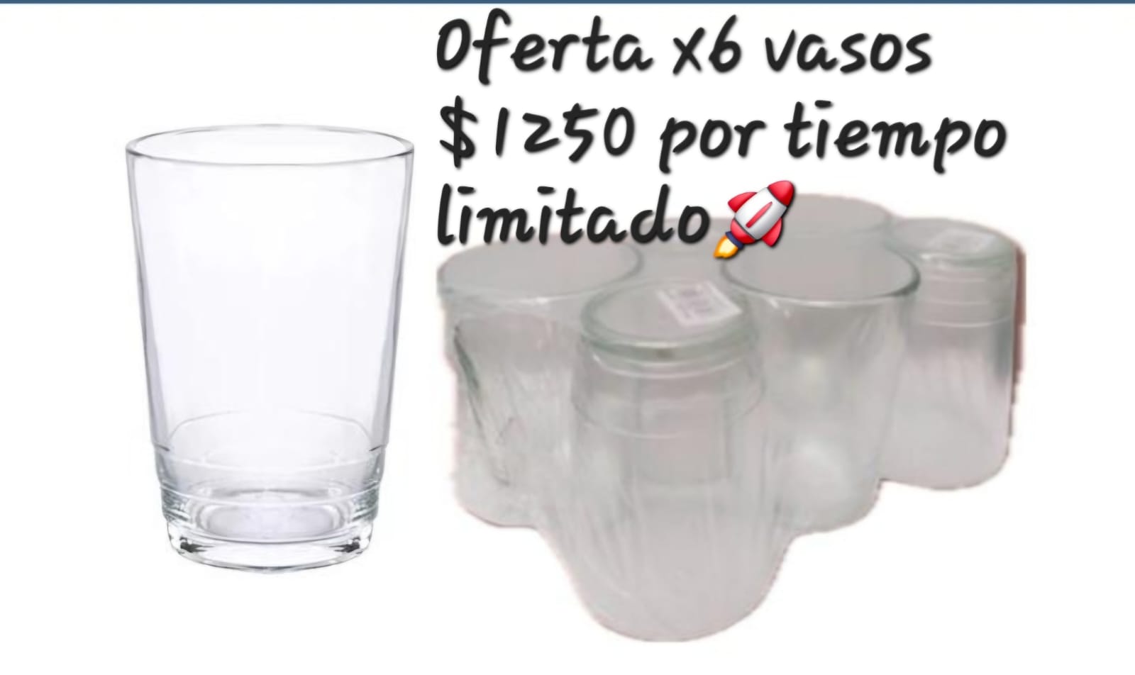 Plasticos del Sur - Super Oferta Vasos Point 270cc x 6 Unidades
