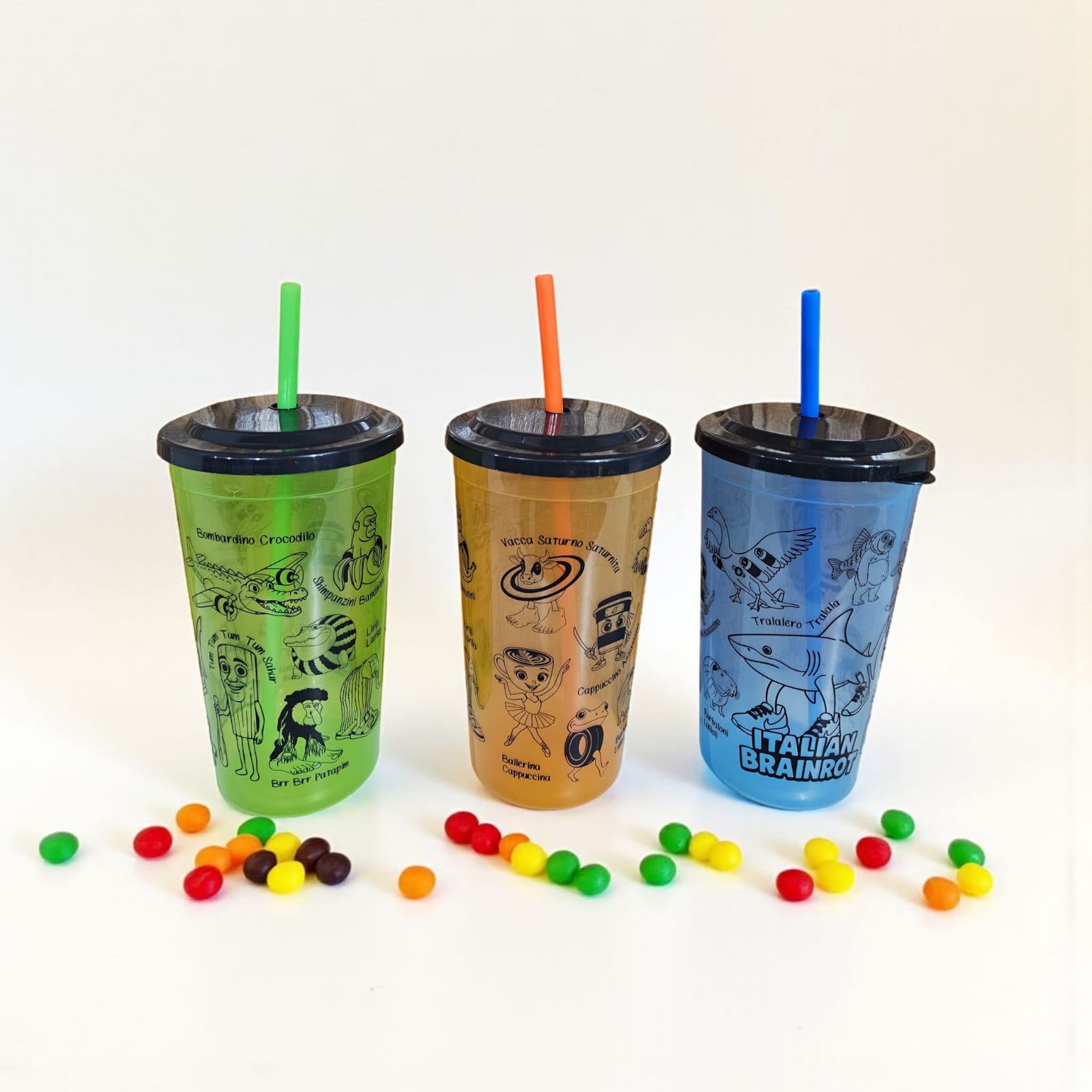 Plasticos del Sur - Vaso Italian Braingrot Precio x Unidad